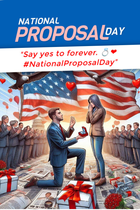 Copy of National proposal day | PosterMyWall