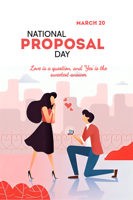 National Proposal Day Template Poster | PosterMyWall