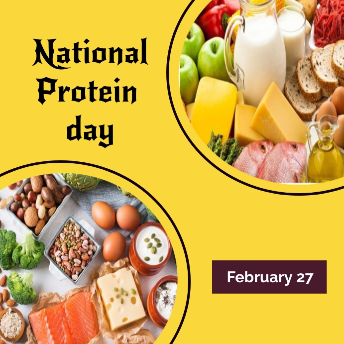 national protein day Template | PosterMyWall
