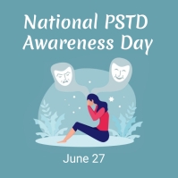 national PSTD awareness day Template | PosterMyWall