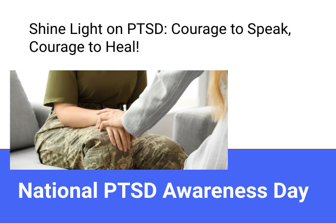 National PTSD Awareness Day Template | PosterMyWall