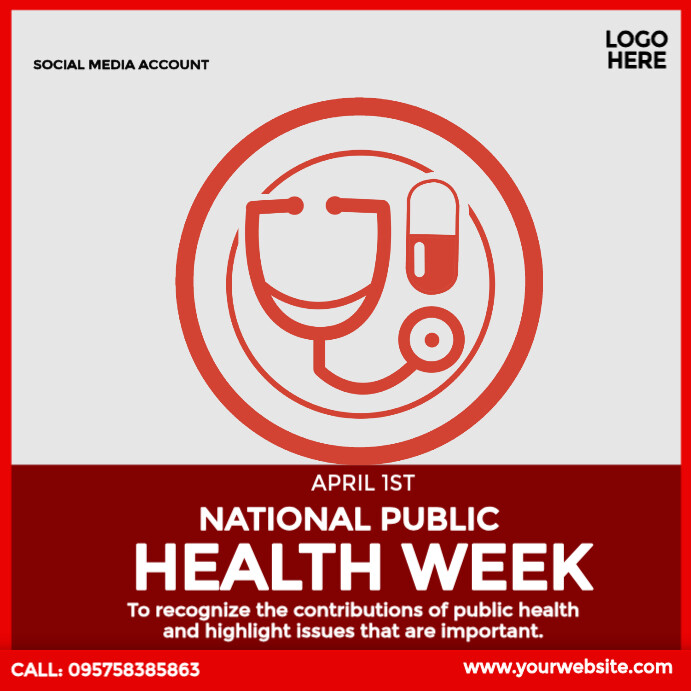 Copy of National Public Health Week | PosterMyWall