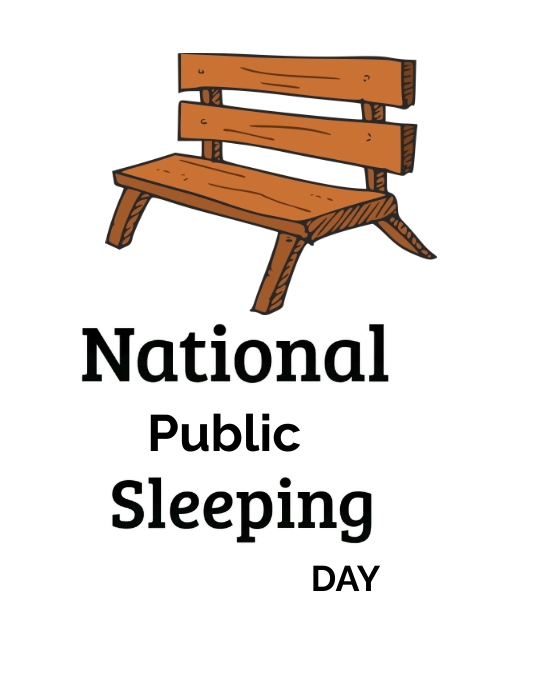 National public sleeping day Template | PosterMyWall