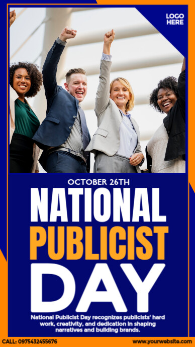 Copy of National Publicist Day Design | PosterMyWall