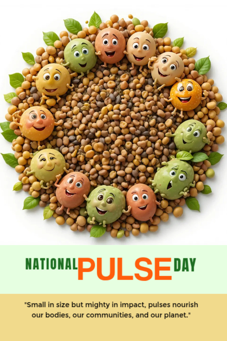 National pulses day Template | PosterMyWall