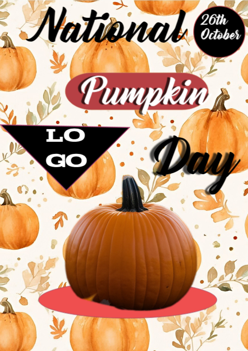 National pumpkin day Template | PosterMyWall