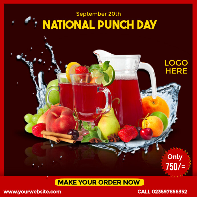 Copy of National Punch Day | PosterMyWall