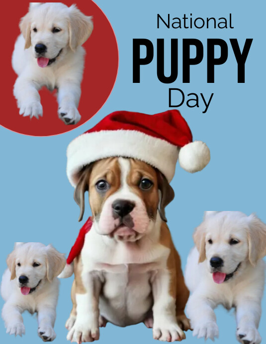 National puppy day Template | PosterMyWall