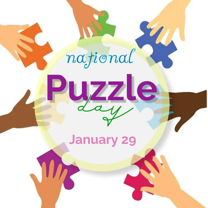 National puzzle day Template | PosterMyWall