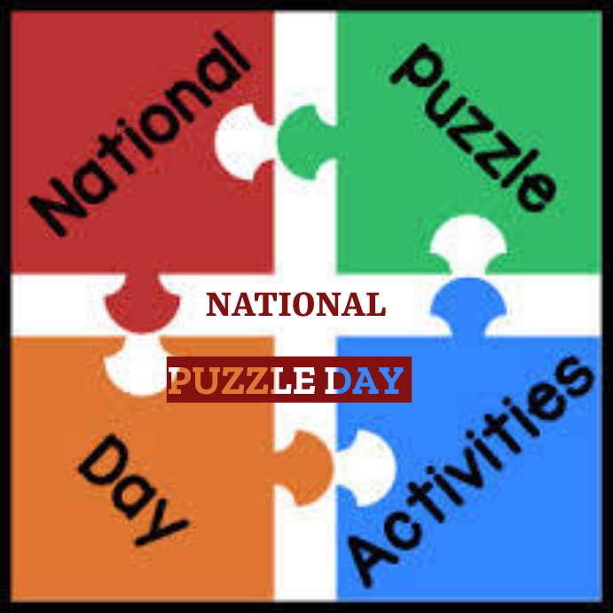 National Puzzle day Instagram post Template | PosterMyWall