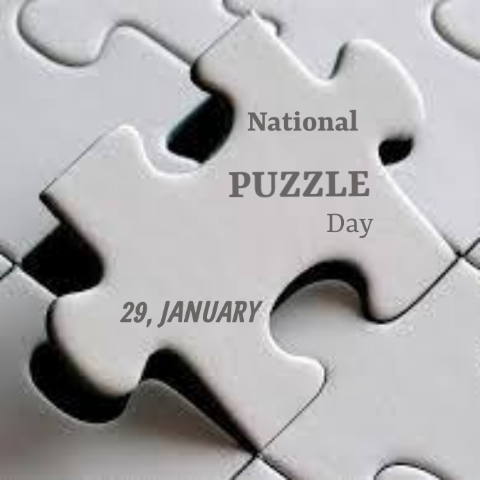 National Puzzle day Instagram post Template | PosterMyWall