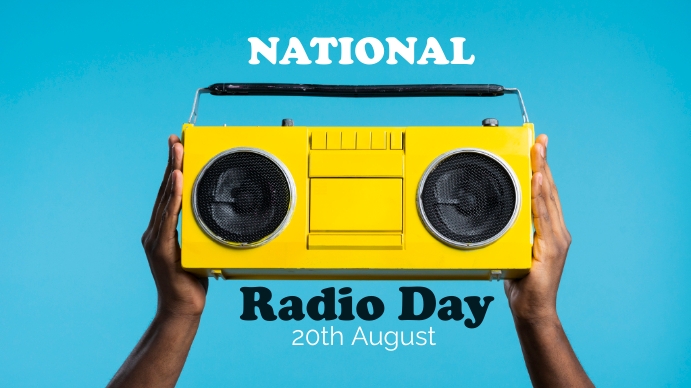 National Radio Day Template | PosterMyWall