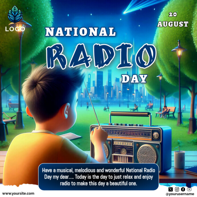 National Radio Day Template | PosterMyWall