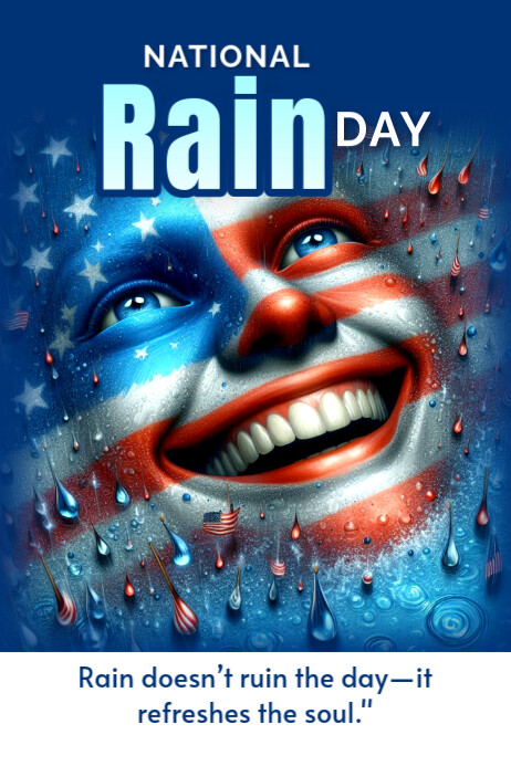 National rain day Template | PosterMyWall