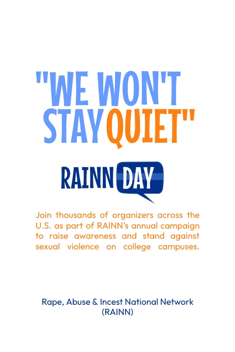 Copy of National Rainn Day Poster | PosterMyWall