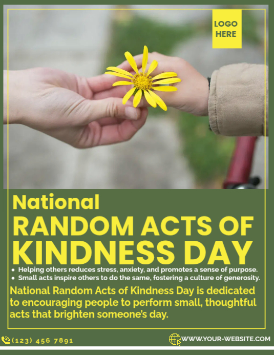 National Random Acts of Kindness Day Template | PosterMyWall