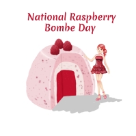 national raspberry bombe day Template | PosterMyWall