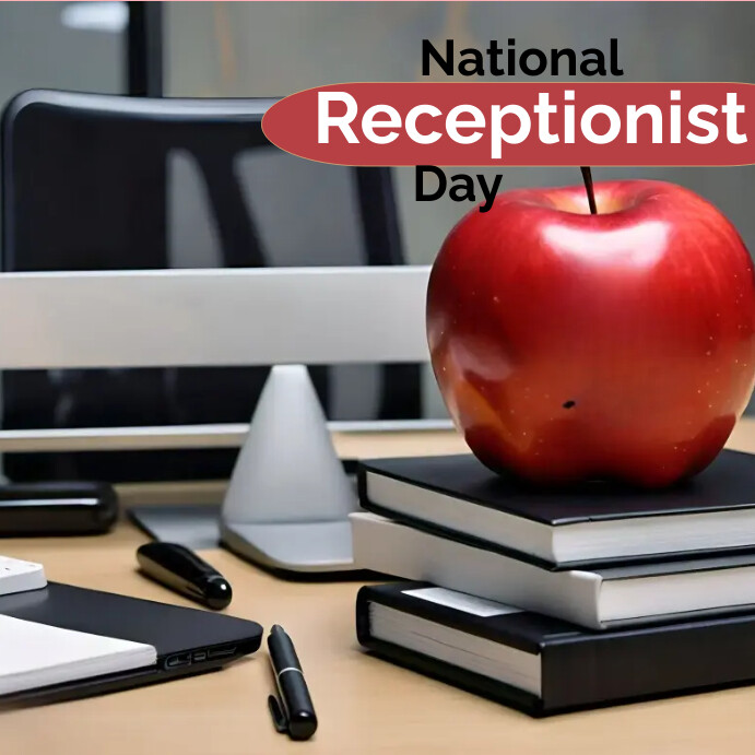 National Receptionist day Template | PosterMyWall