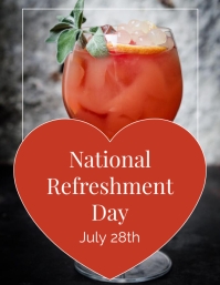 National Refreshment Day Template | PosterMyWall