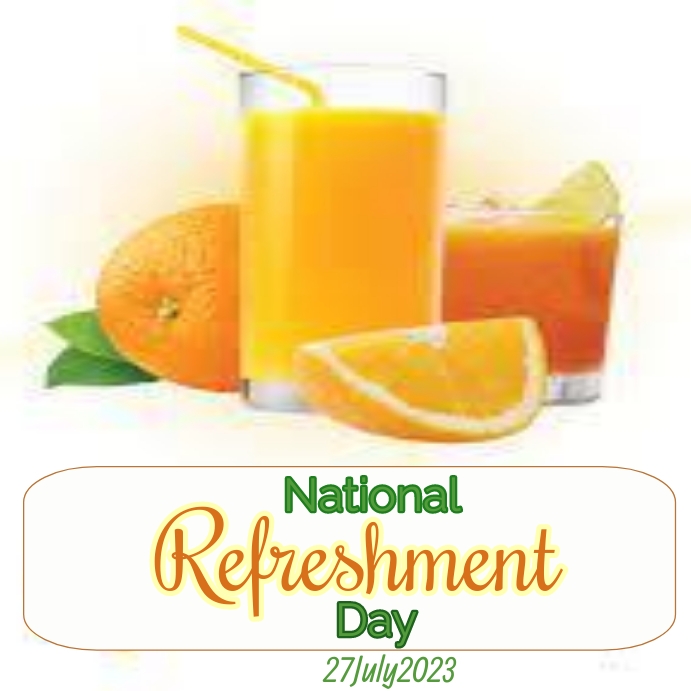 Copy of National refreshment day instagram post | PosterMyWall