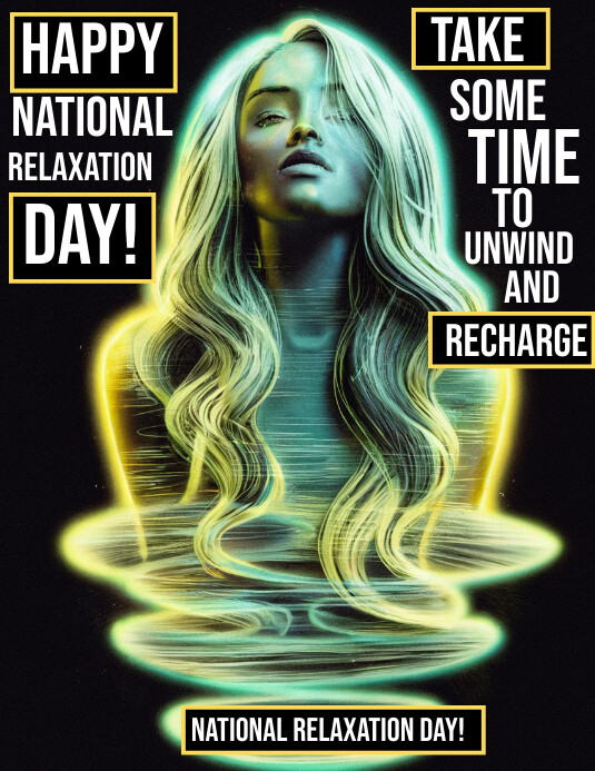 Copy of National Relaxation Day! Flyer (us Letter) | PosterMyWall