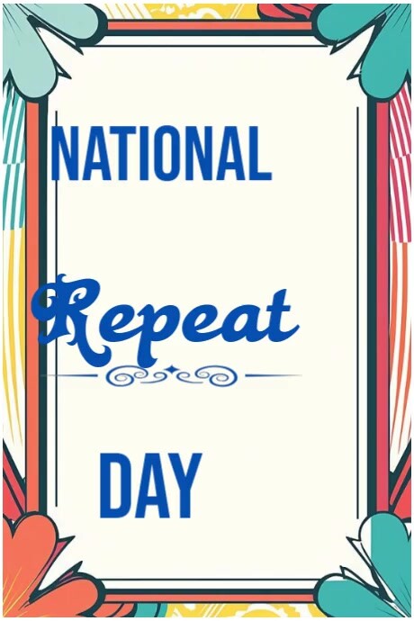 National repeat day Template | PosterMyWall