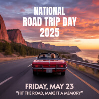 National Road Trip 2025: Customizable Instagram Template For Your Epic ...