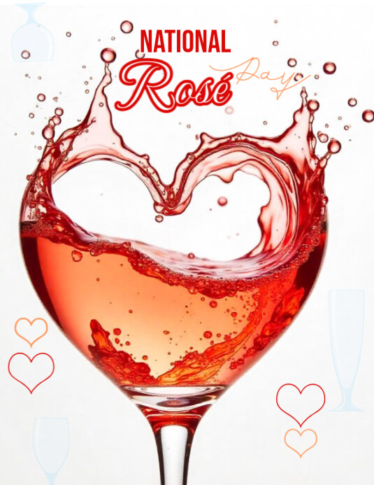 Copy of National Rosé Day | PosterMyWall