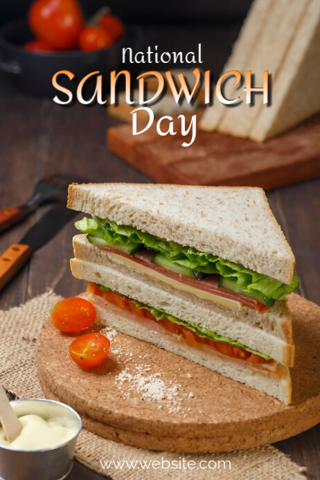 Copy of National sandwich day | PosterMyWall