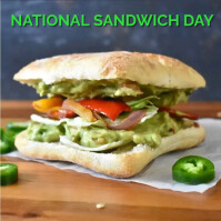 NATIONAL SANDWICH DAY Template | PosterMyWall