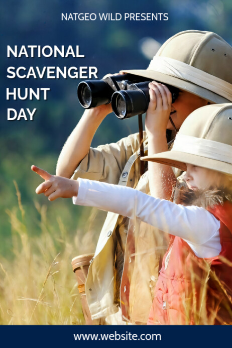 Copy of National scavenger hunt day | PosterMyWall