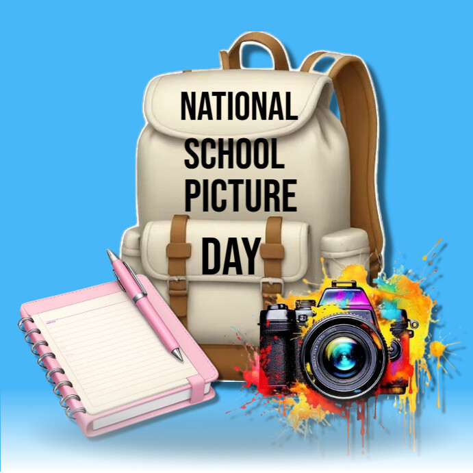 National School Picture Day Poster Template | PosterMyWall