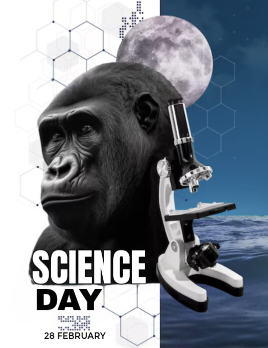 Plantilla de National Science Day Flyer 2025 | PosterMyWall