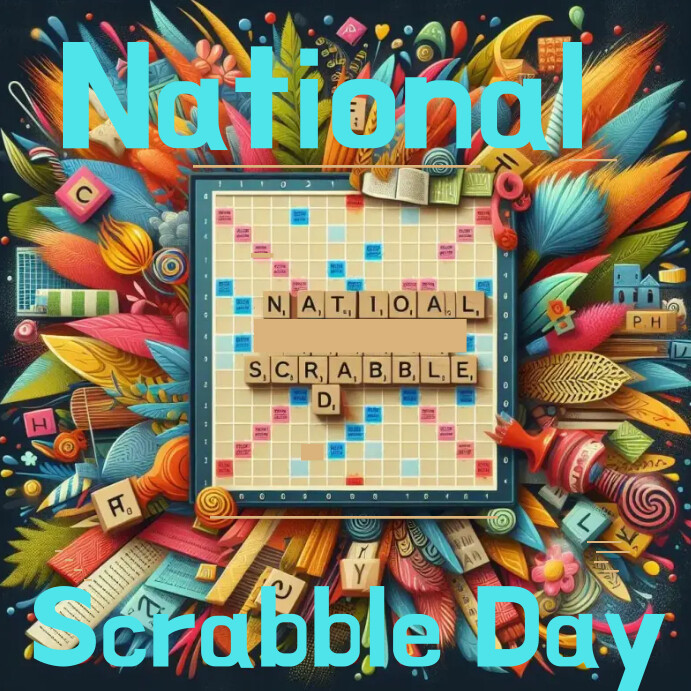National Scrabble Day Template Postermywall
