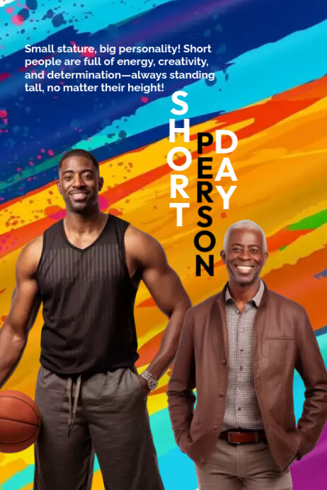 National Short Person Day Poster Template | PosterMyWall