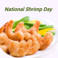 national shrimp day Template | PosterMyWall