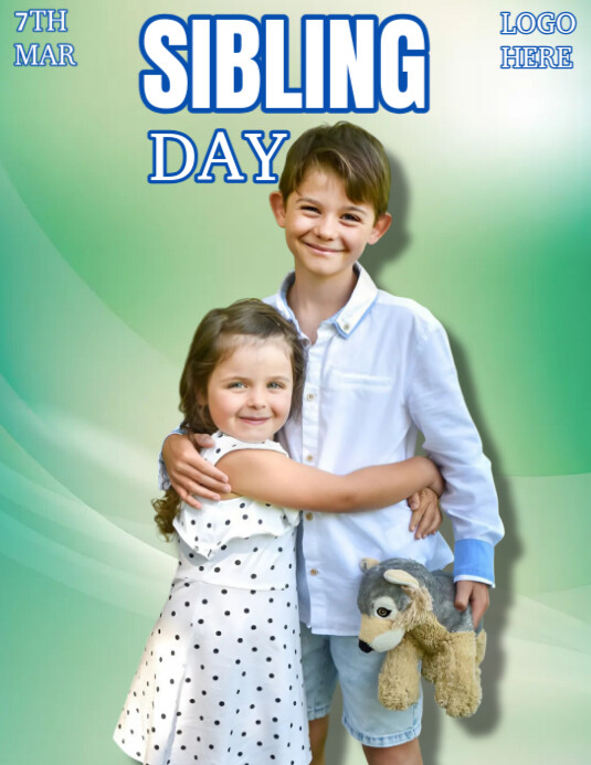 National sibling day Template | PosterMyWall