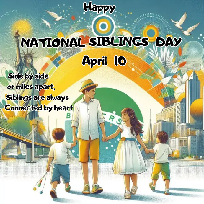 Copy of National siblings day design | PosterMyWall