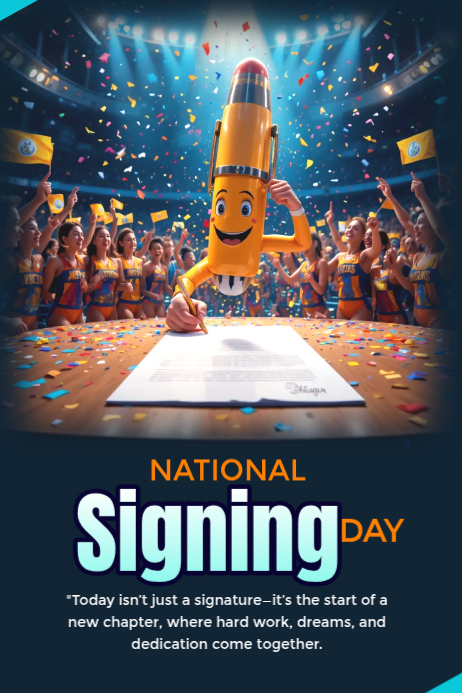 National signing day Template | PosterMyWall