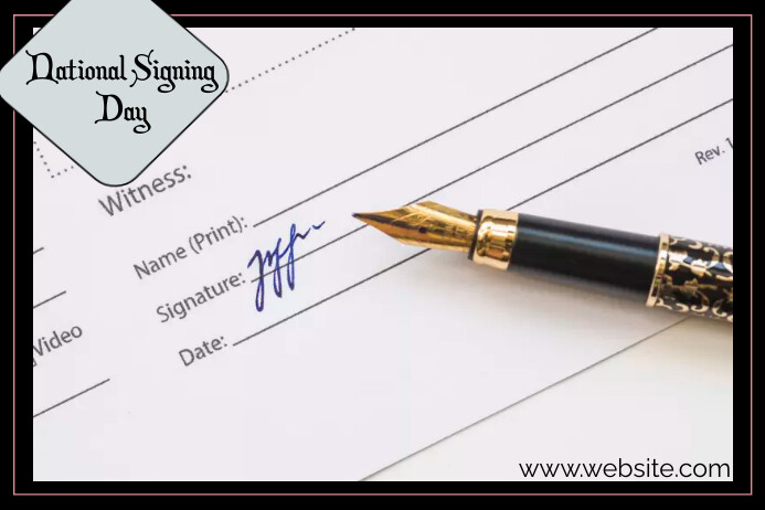 Copy of National Signing Day | PosterMyWall