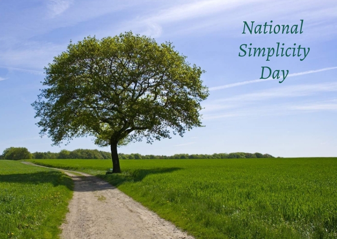 national simplicity day Template | PosterMyWall