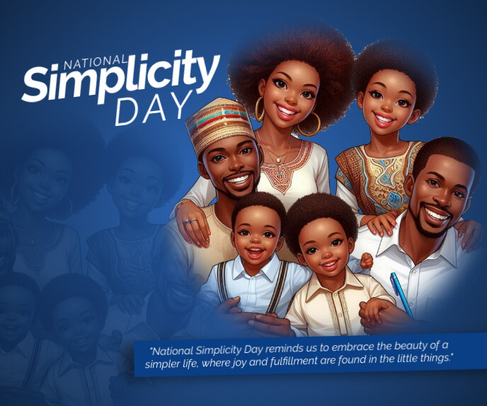 Plantilla de National simplicity day | PosterMyWall