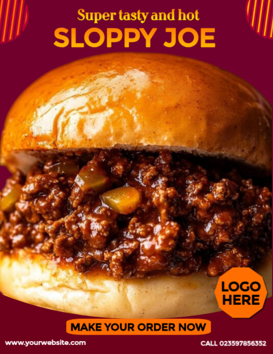 Copy of National Sloppy Joe Day Flyer | PosterMyWall