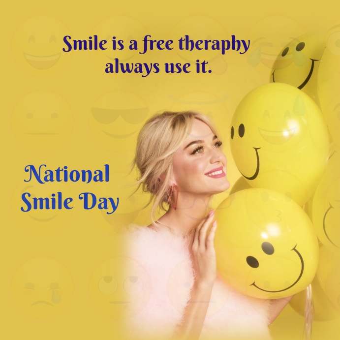 national smile day Template | PosterMyWall