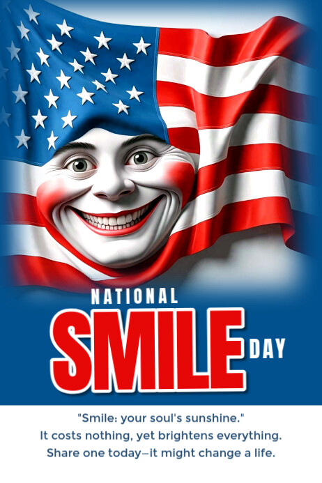 Copy of National smile day | PosterMyWall