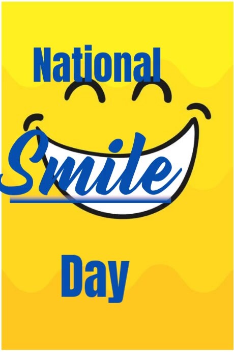 Copy of National smile day | PosterMyWall