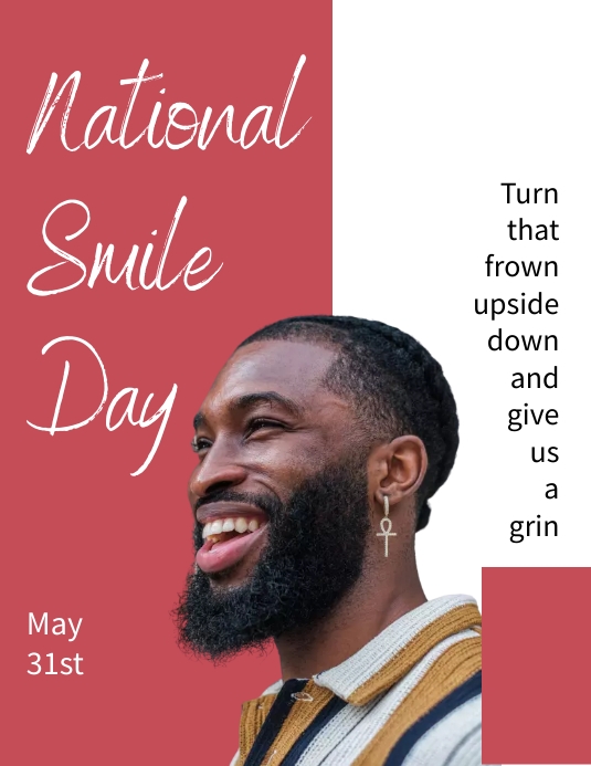 Copy of National Smile Day | PosterMyWall