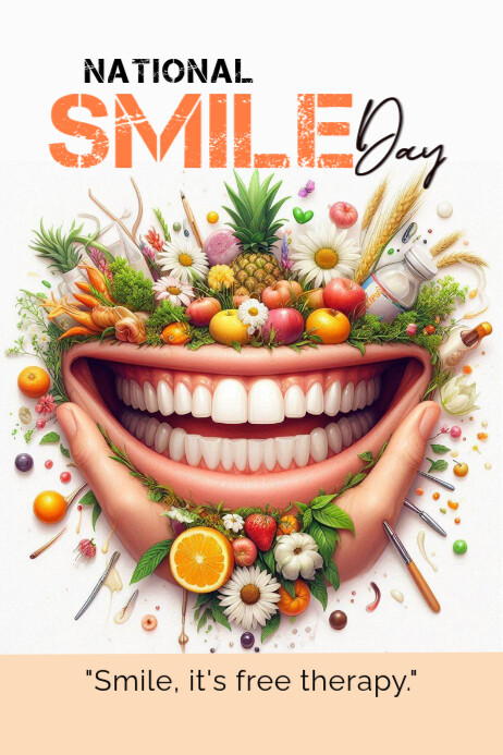 National smile day Template | PosterMyWall