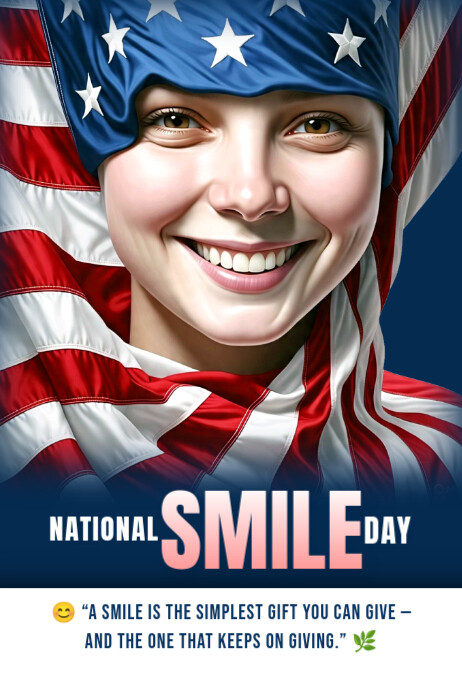 Plantilla de National smile day | PosterMyWall