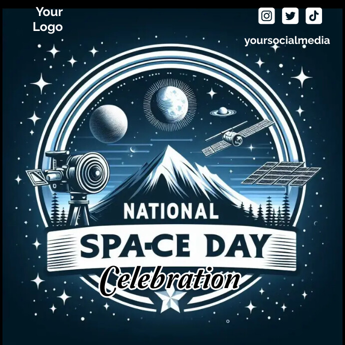 National Space Day Template | PosterMyWall